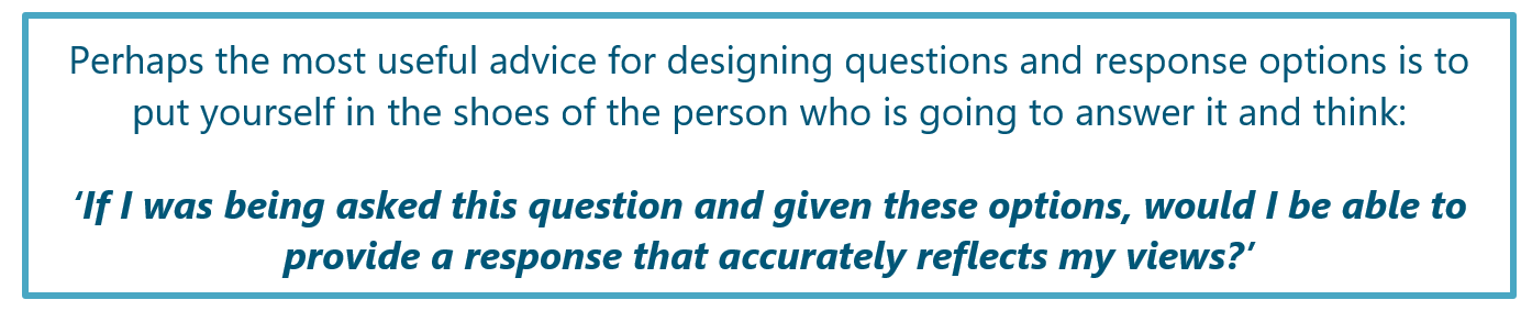 Critical Foundations of Survey Design | ARTD